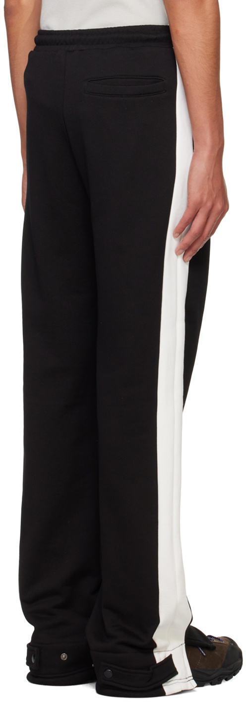 SPENCER BADU Black Layered Sweatpants Spencer Badu