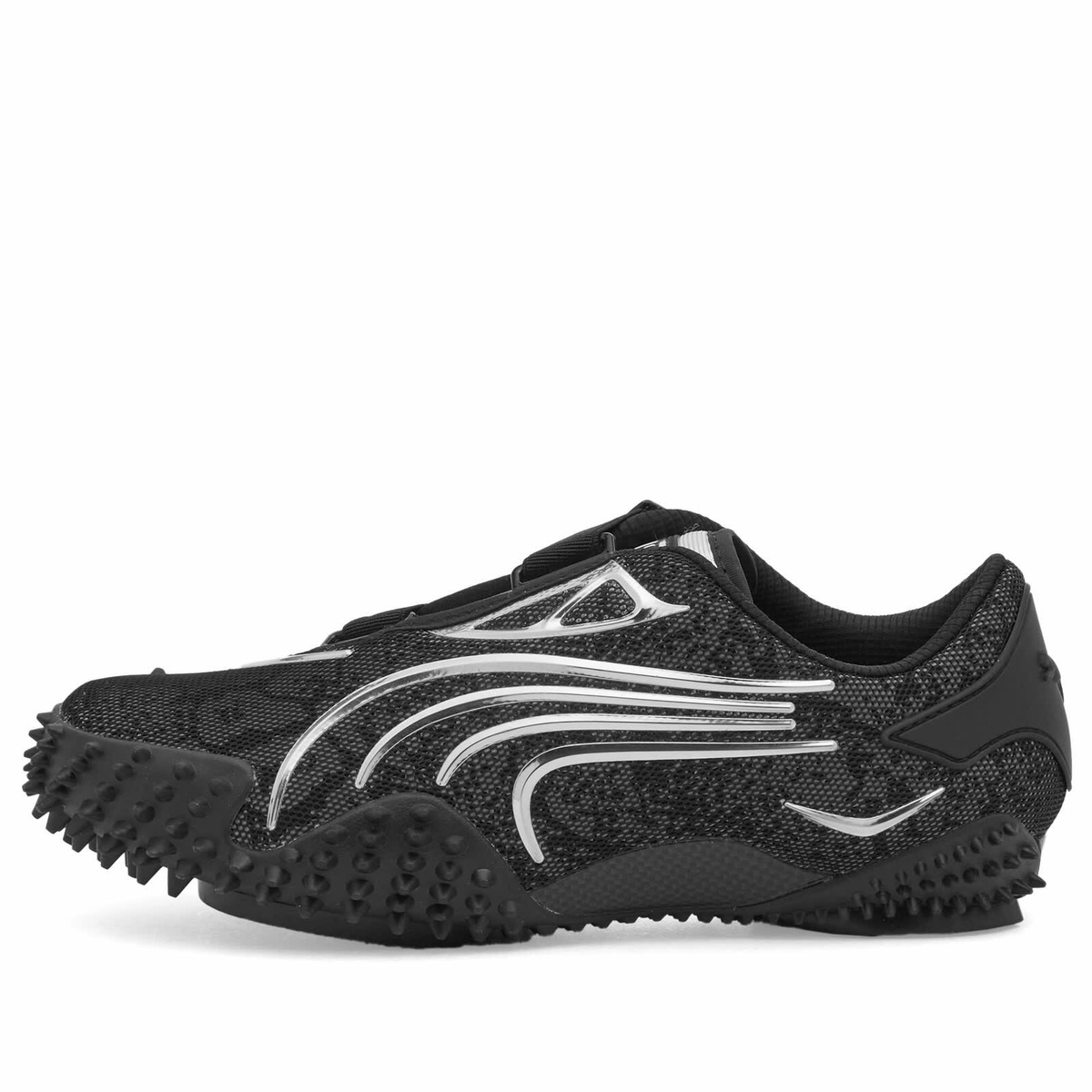 Puma Mostro Metallic in Black/Silver Puma