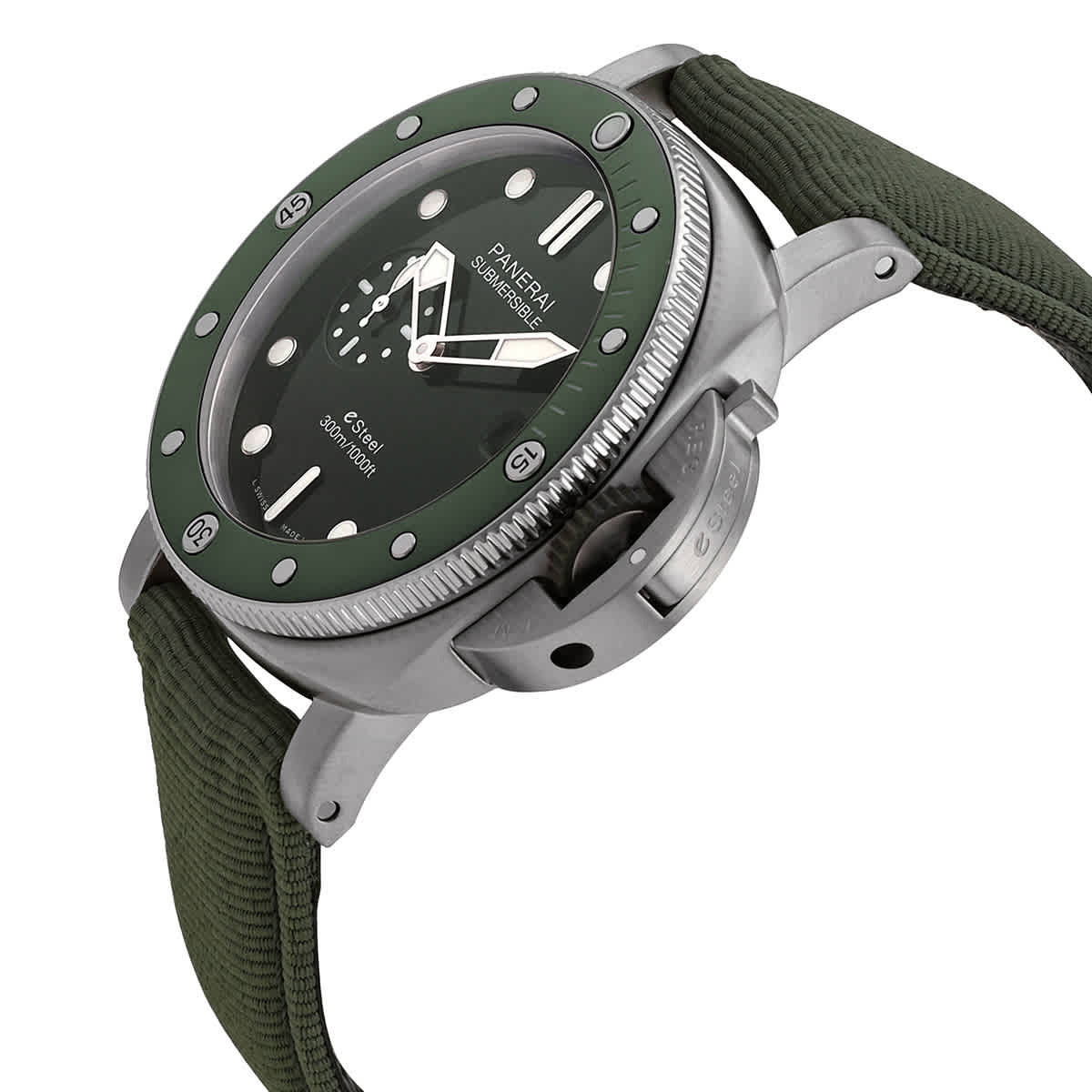 Panerai Submersible QuarantaQuattro eSteel Automatic Mens Watch ...