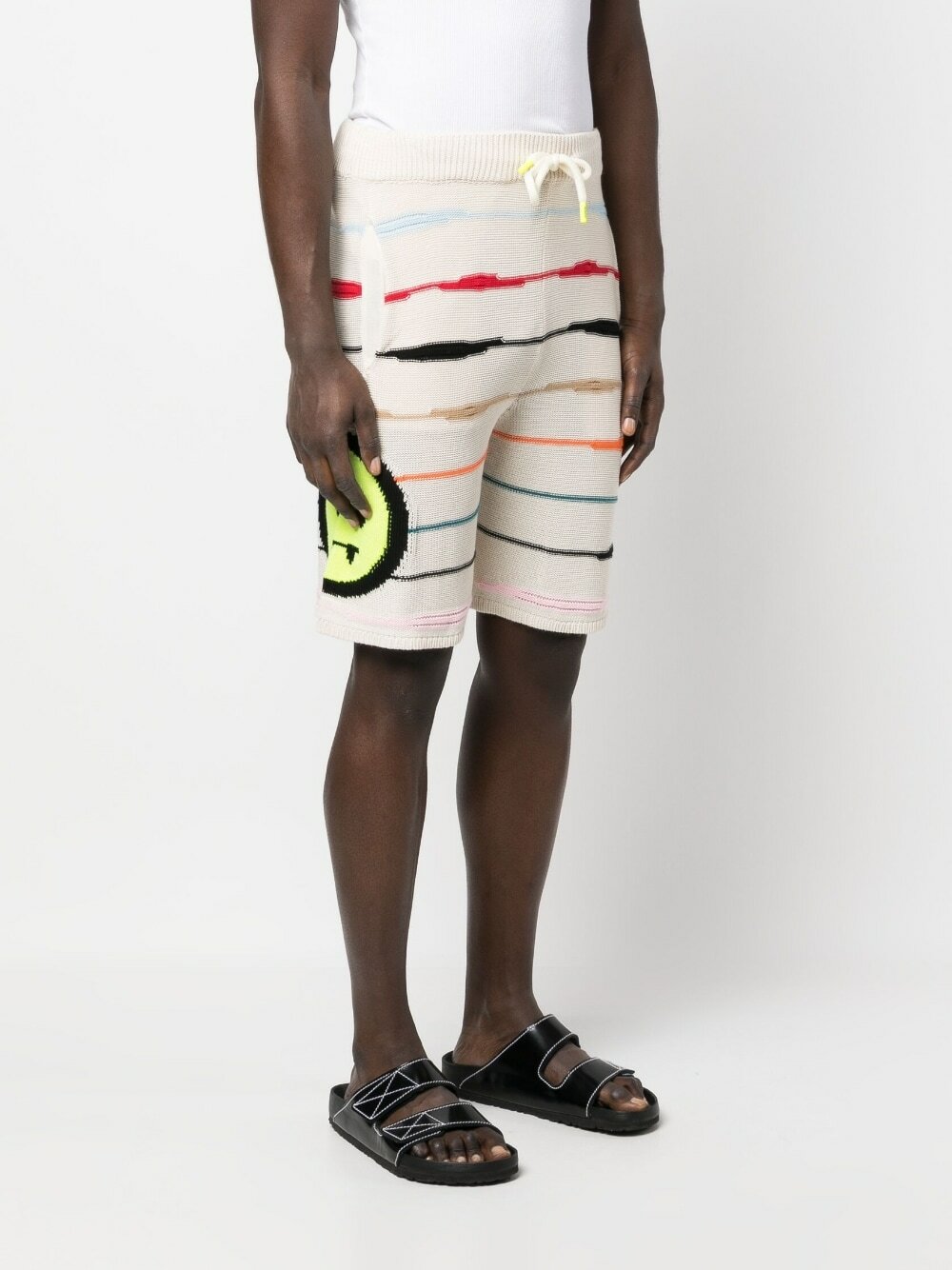 BARROW - Logo Striped Shorts Barrow