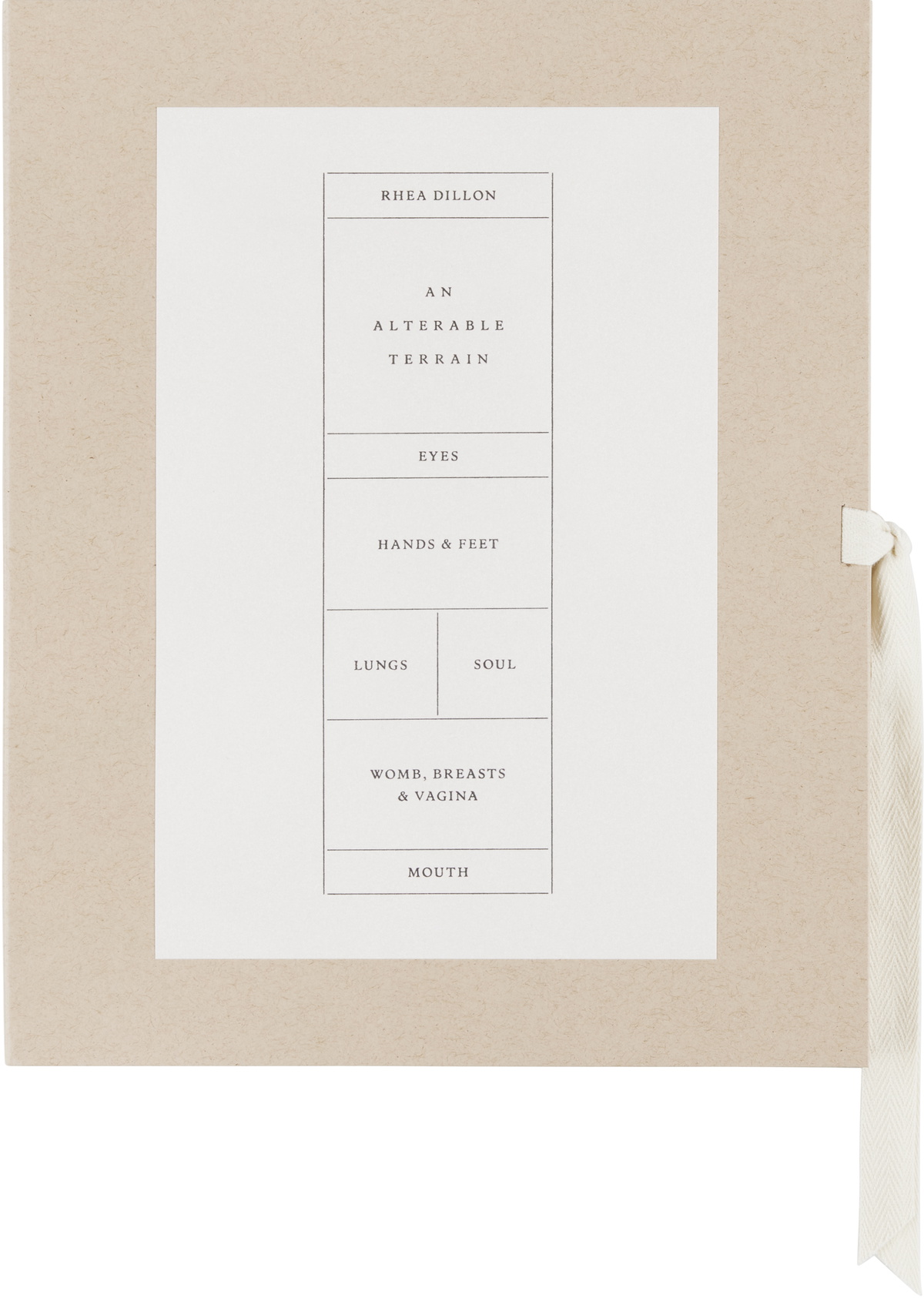 Tate Rhea Dillon: An Alterable Terrain — Signed, Limited Edition TATEOSSIAN