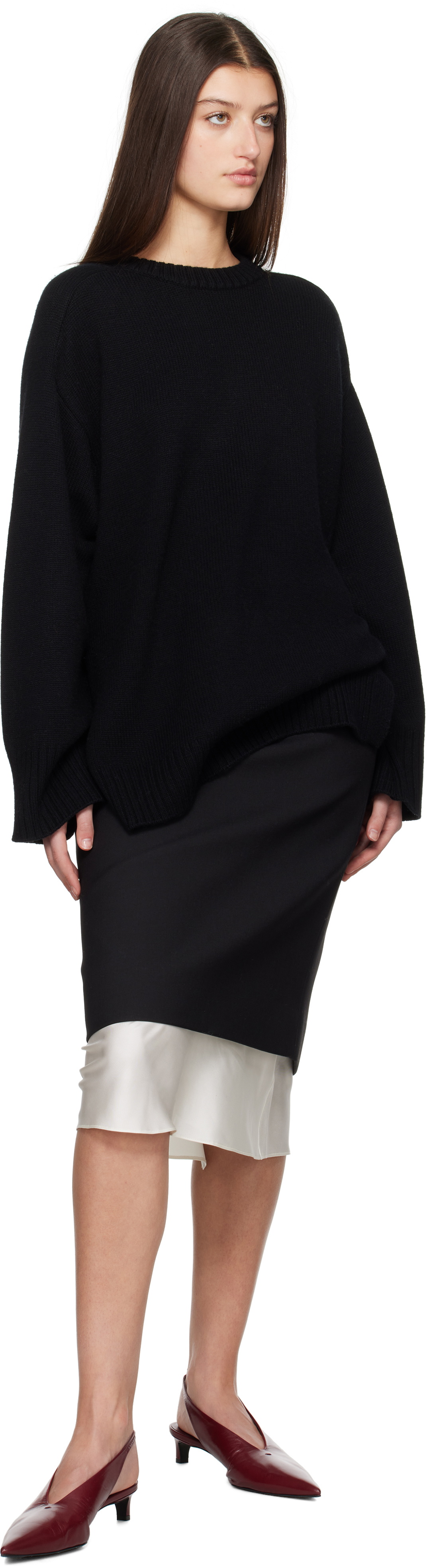 Loulou Studio Black Safi Sweater Loulou Studio