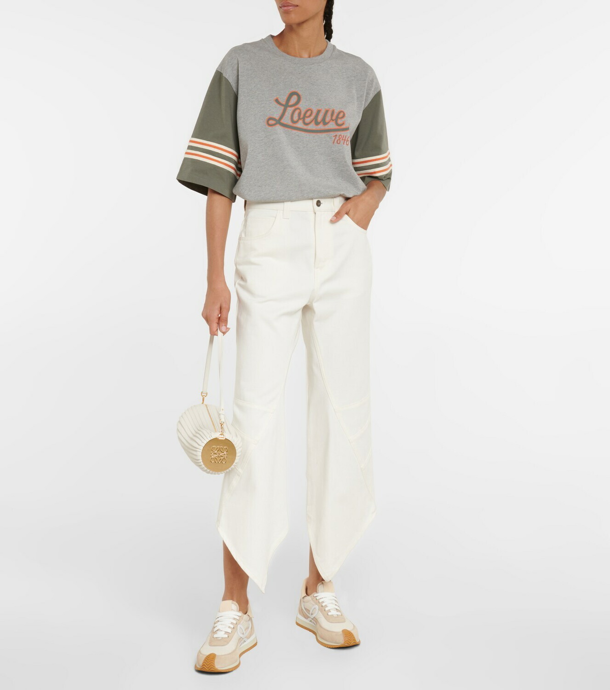 Loewe Printed cotton jersey T-shirt Loewe