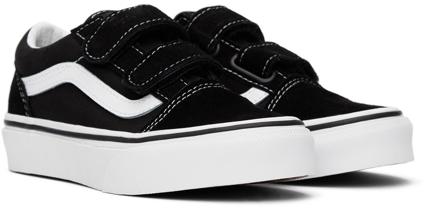Vans Kids Black Old Skool V Little Kids Sneakers Vans