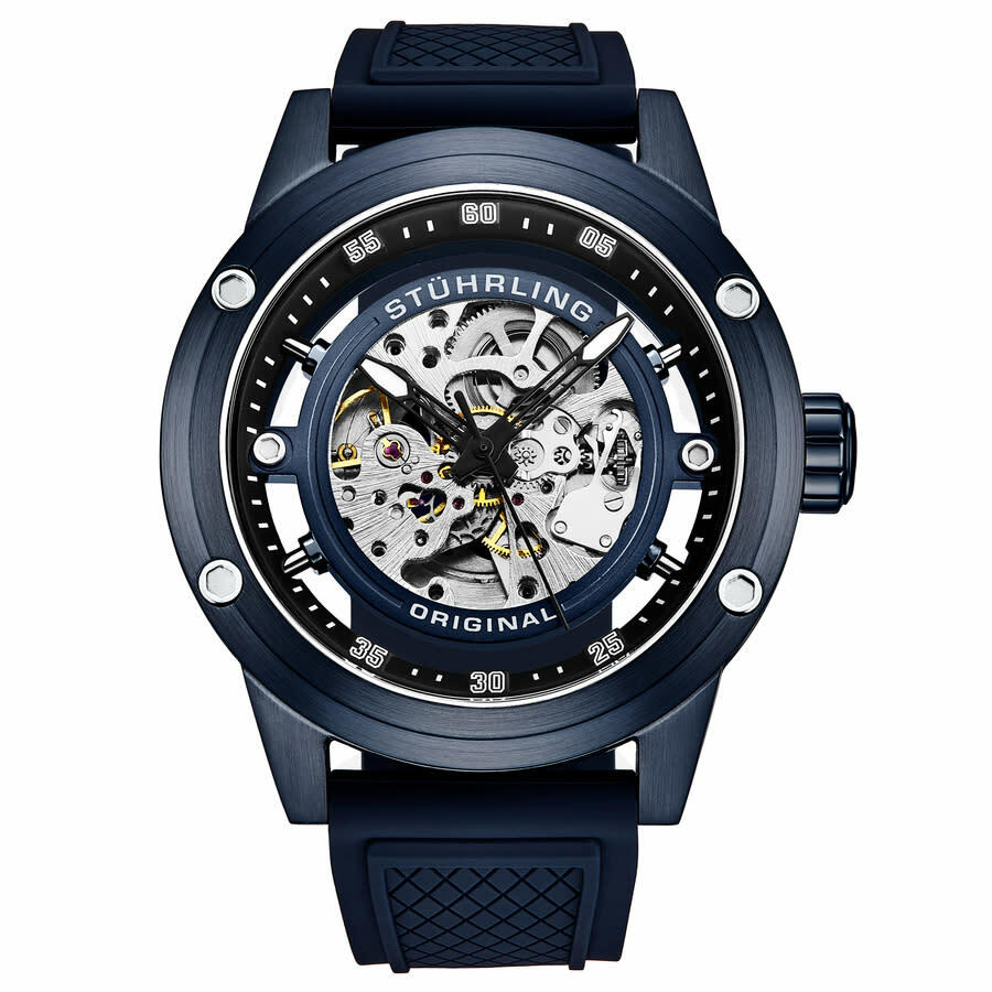 Stuhrling Original Legacy Automatic Blue Dial Mens Watch M17984 ...