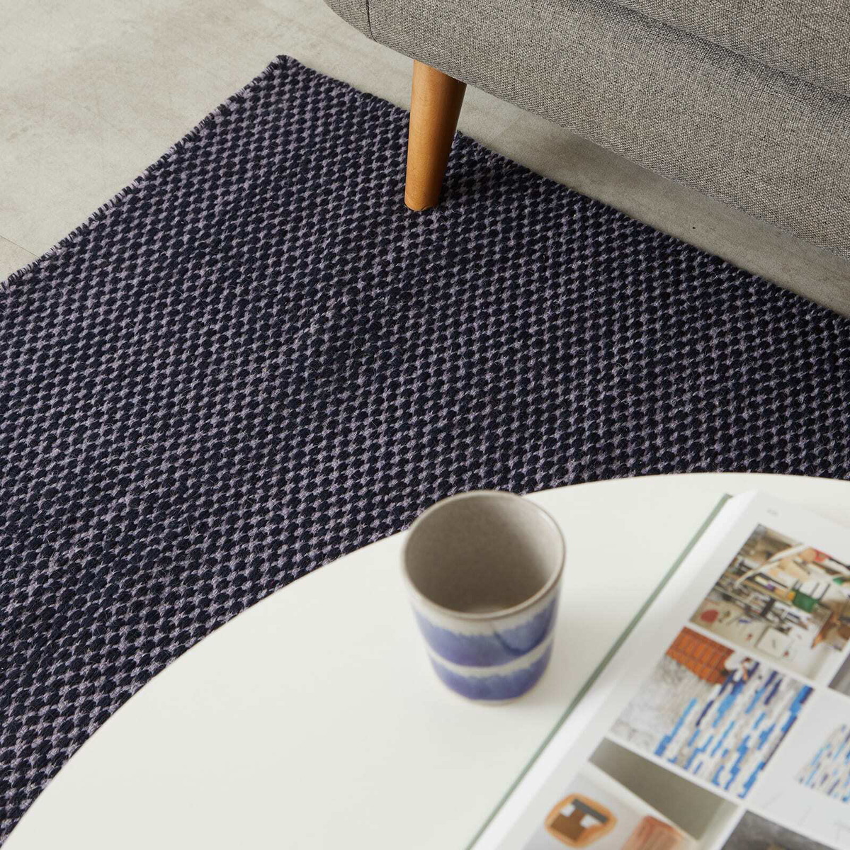 HAY Moiré Runner - 200x80cm in Lilac HAY