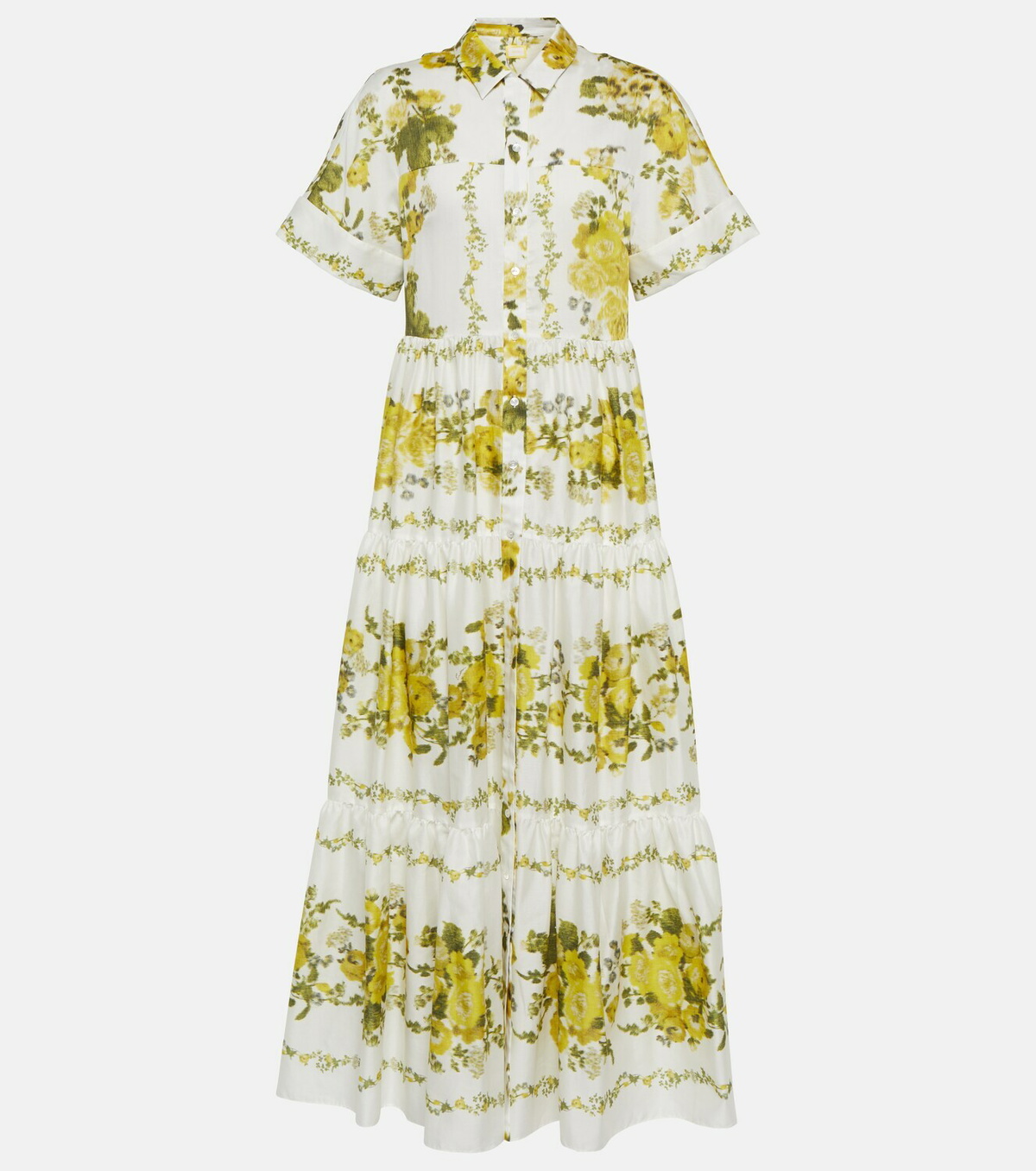 Erdem Helena floral cotton poplin maxi dress Erdem