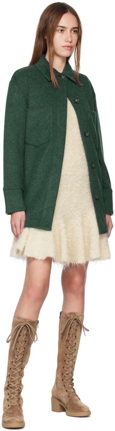 Vince Green Button-Down Jacket Vince