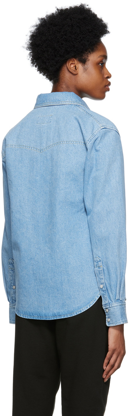 Kenzo Blue Kenzo Paris Western Shirt Kenzo