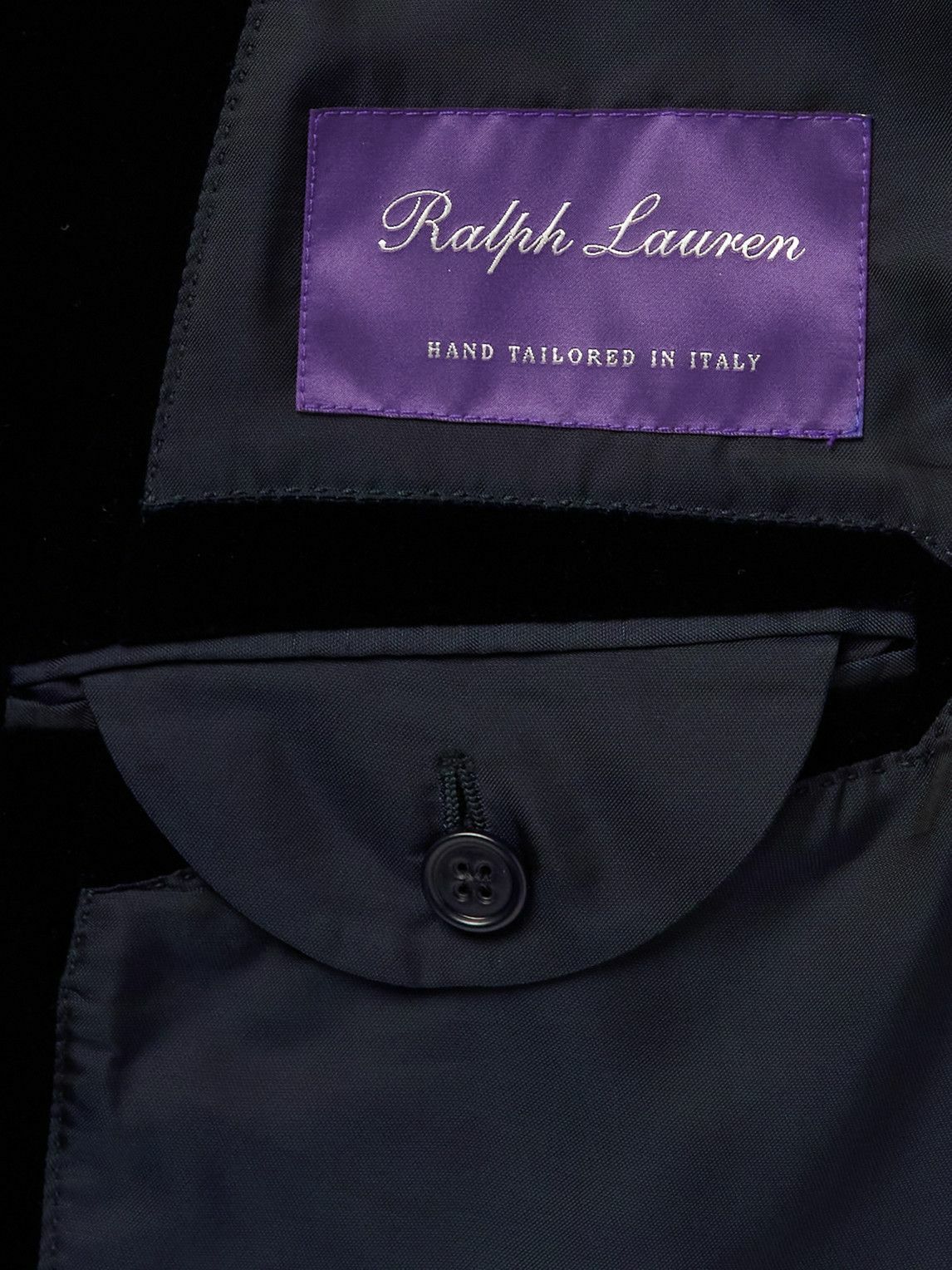 Ralph Lauren Purple label - Kent Slim-Fit Double-Breasted Cotton-Velvet ...