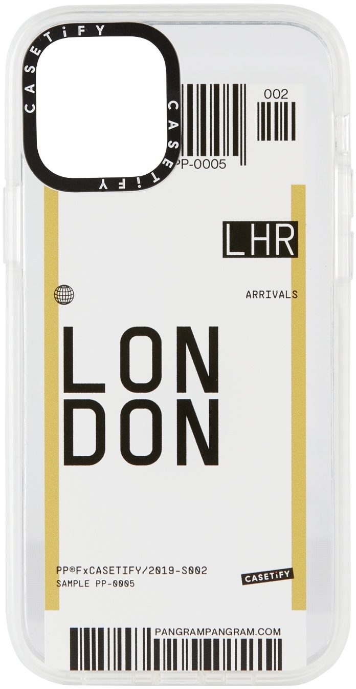 CASETiFY White London LHR iPhone 12/12 Pro Impact Case Casetify