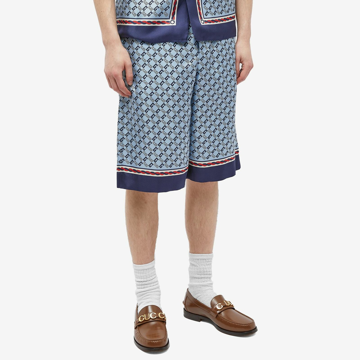 Gucci Men's GG Short in Turquoise Gucci