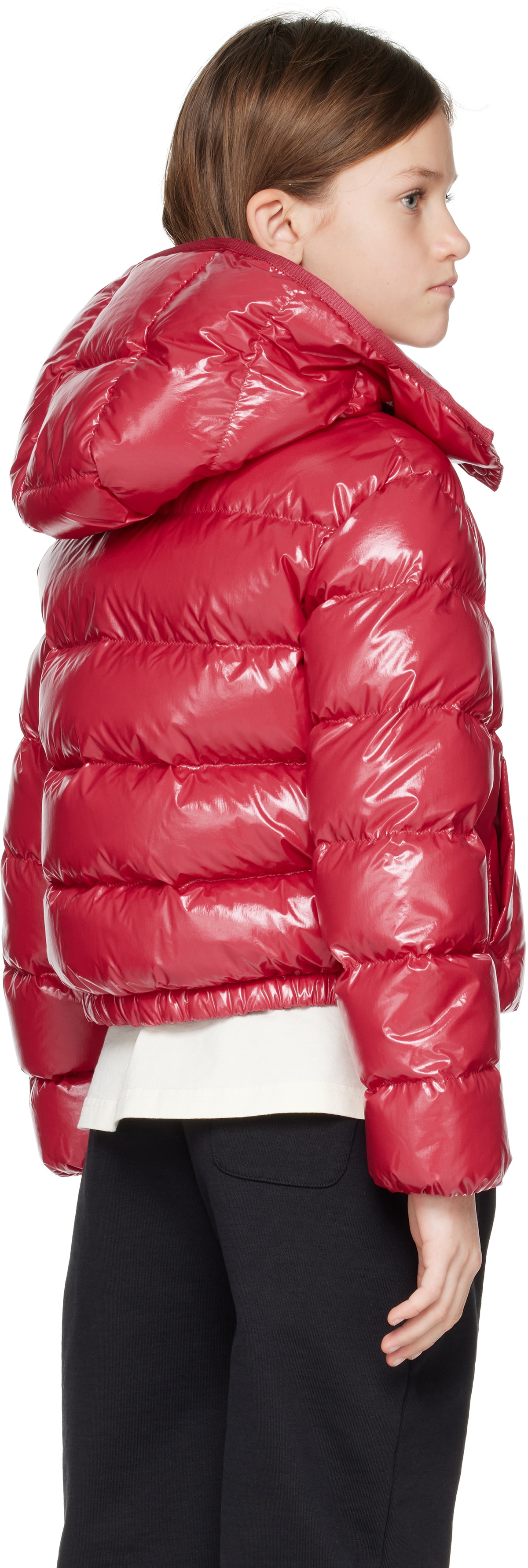 Moncler Enfant Kids Pink Andro Down Jacket Moncler Enfant