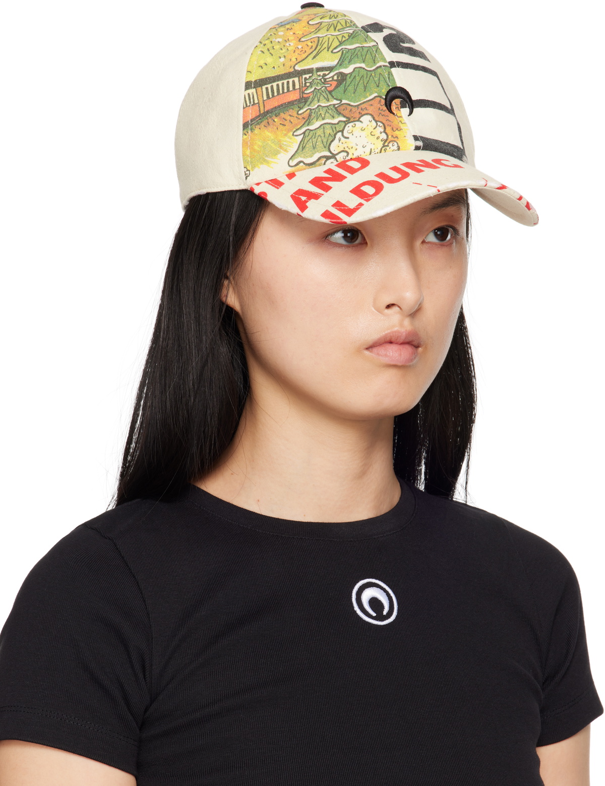 Marine Serre Off-White Regenerated Tote Bags Baseball Cap Marine Serre