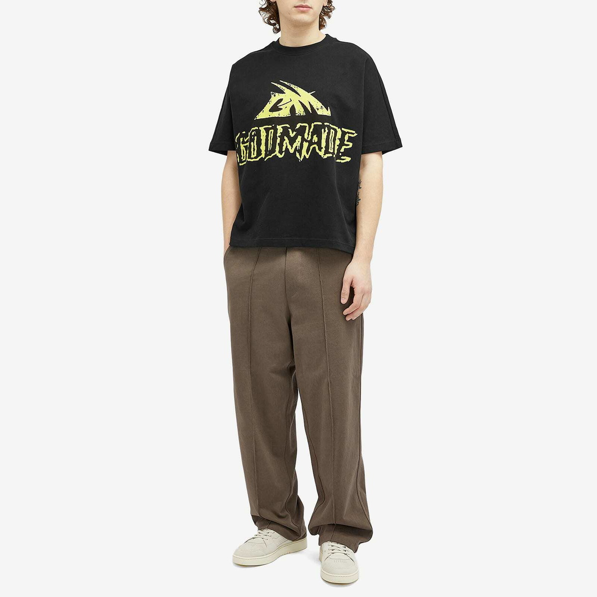 God Made Men's GM Neon Logo T-Shirt in Black God Made