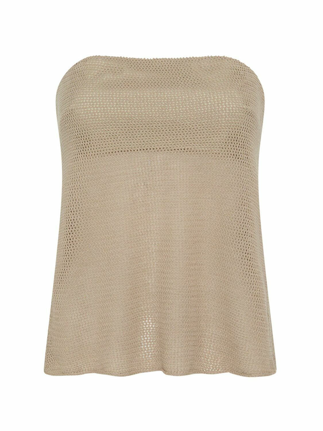 ST.AGNI Recycled Mesh Knit Tube Top St. Agni