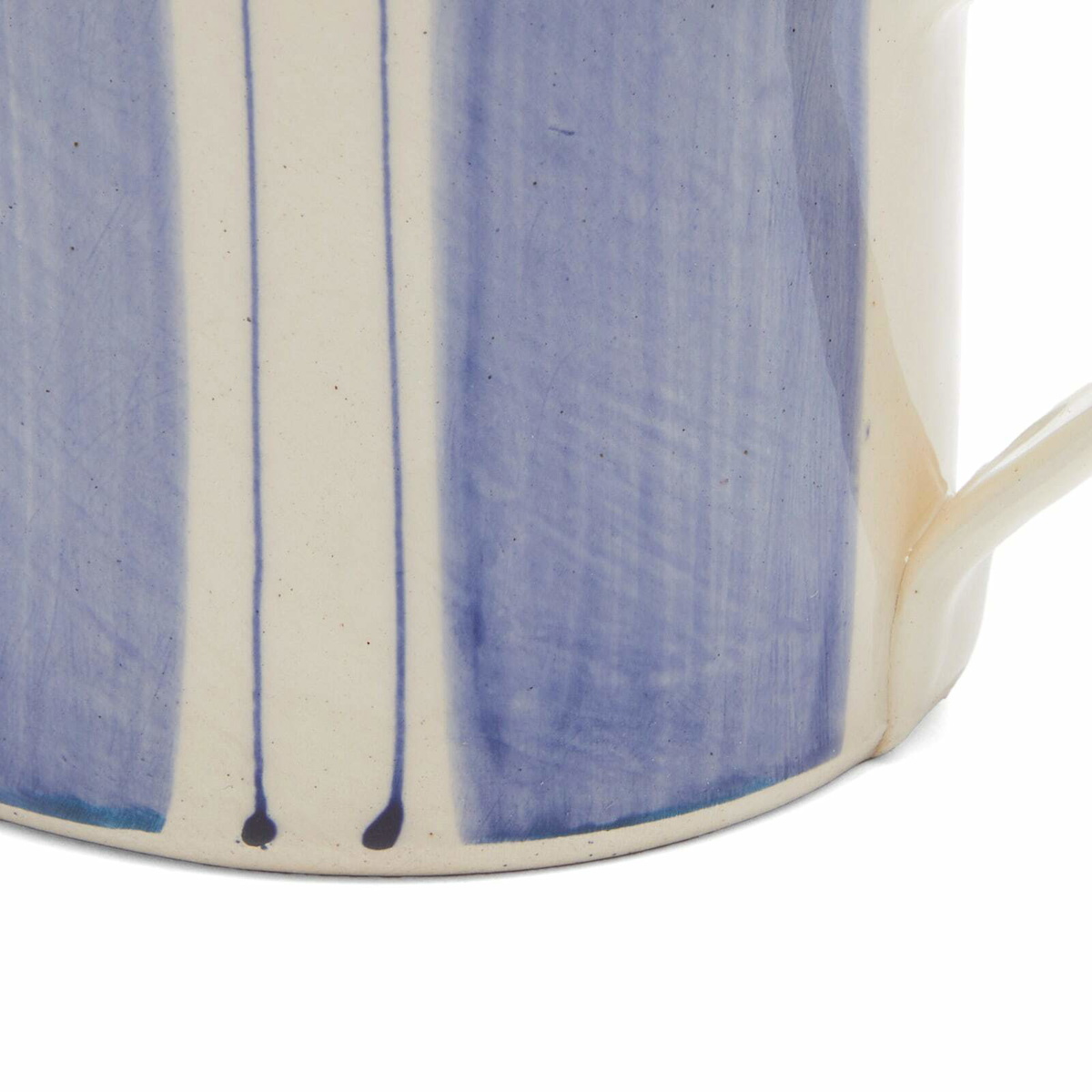 The Conran Shop Vertical Stripe Mug in Blue/White The Conran Shop