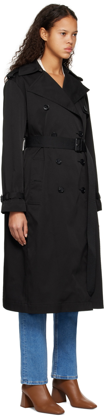 BOSS Black Double-Breasted Trench Coat BOSS