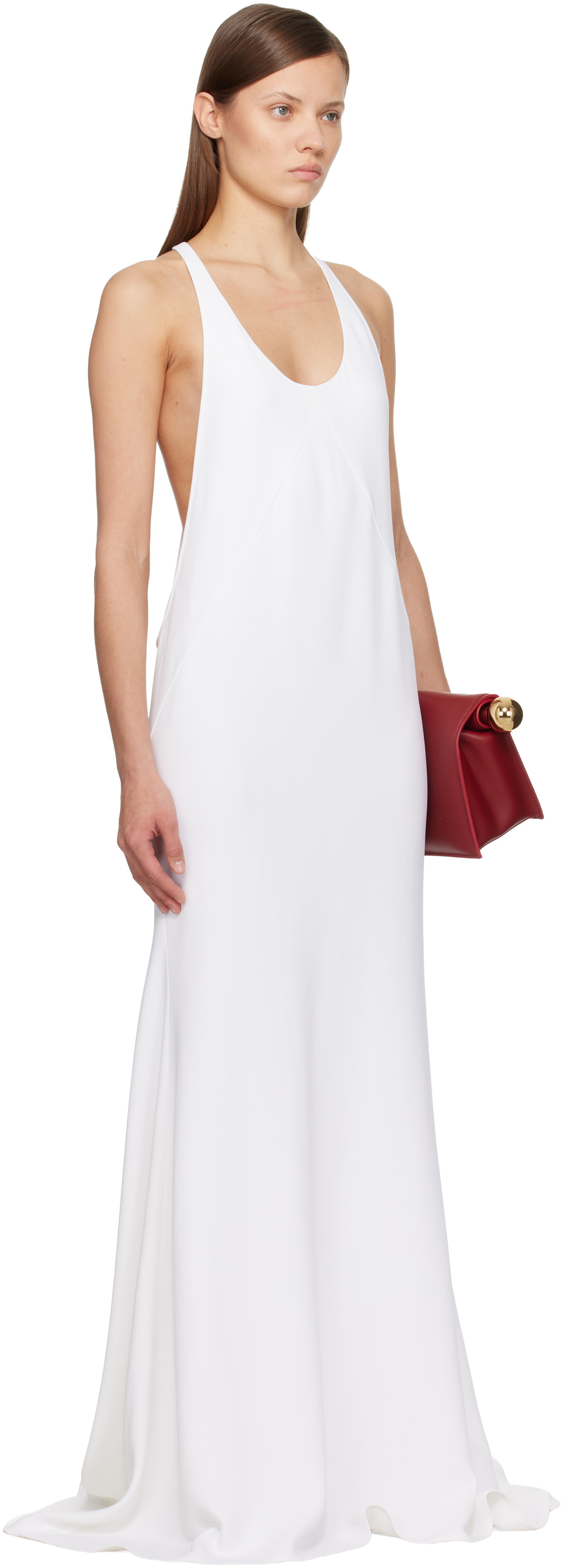 JACQUEMUS White 'The Marcel' Maxi Dress Jacquemus
