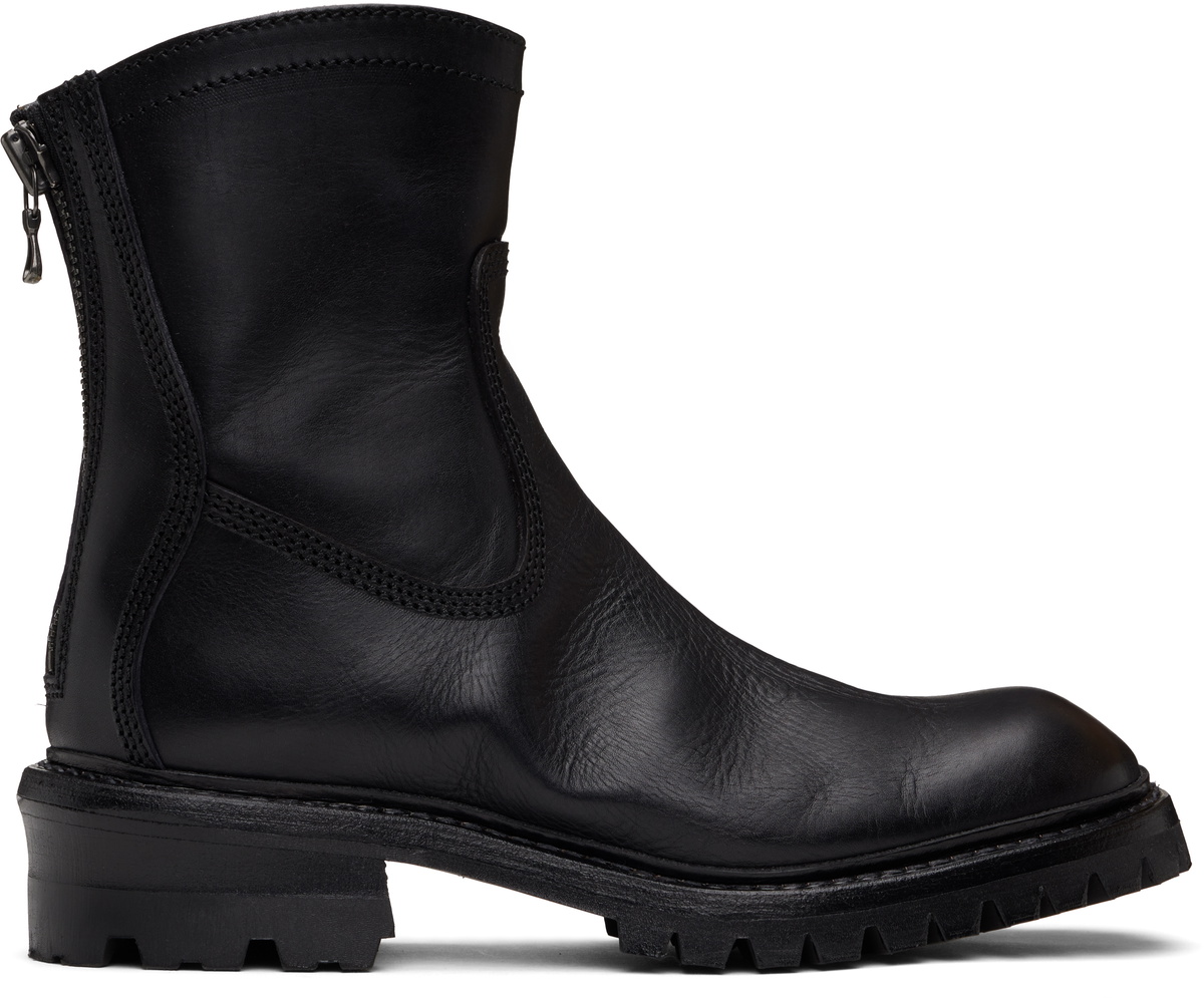 Julius Black Engineer Boots Julius