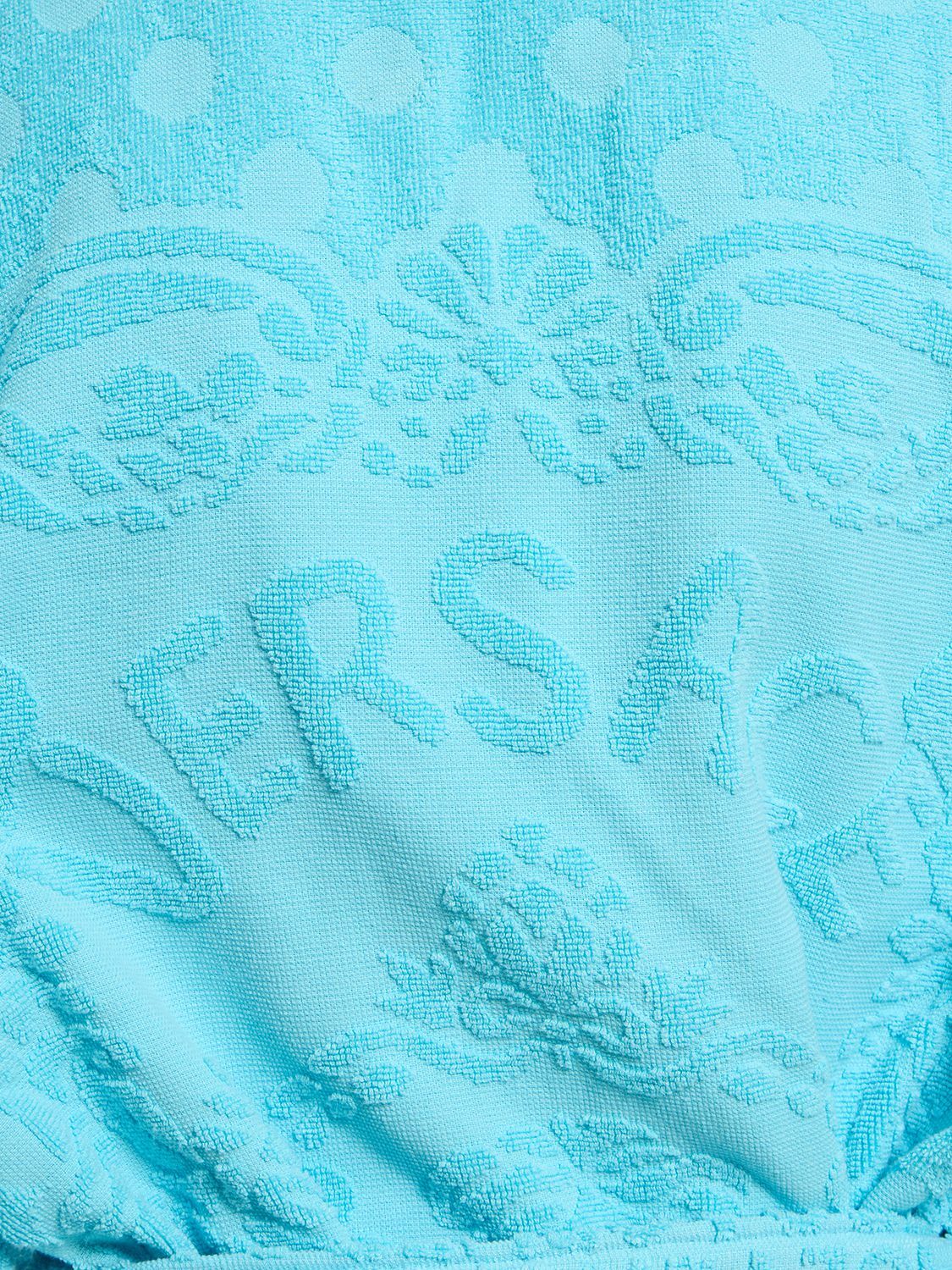 VERSACE - Versace On Repeat Long Bathrobe Versace