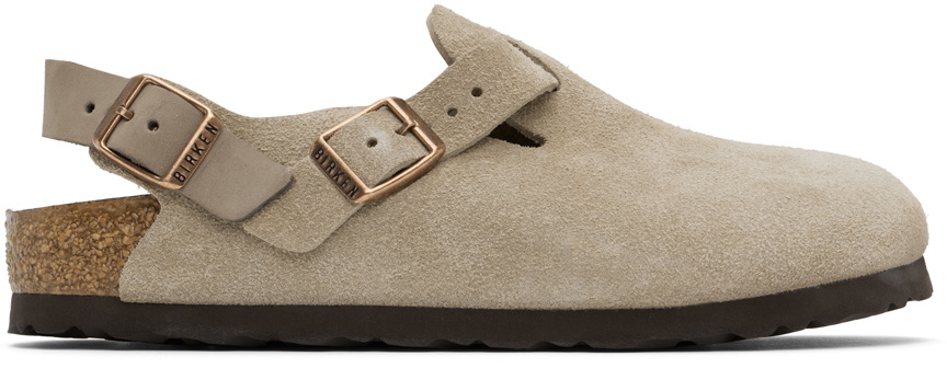 Birkenstock Taupe Narrow Tokio Slip-on Loafers Birkenstock
