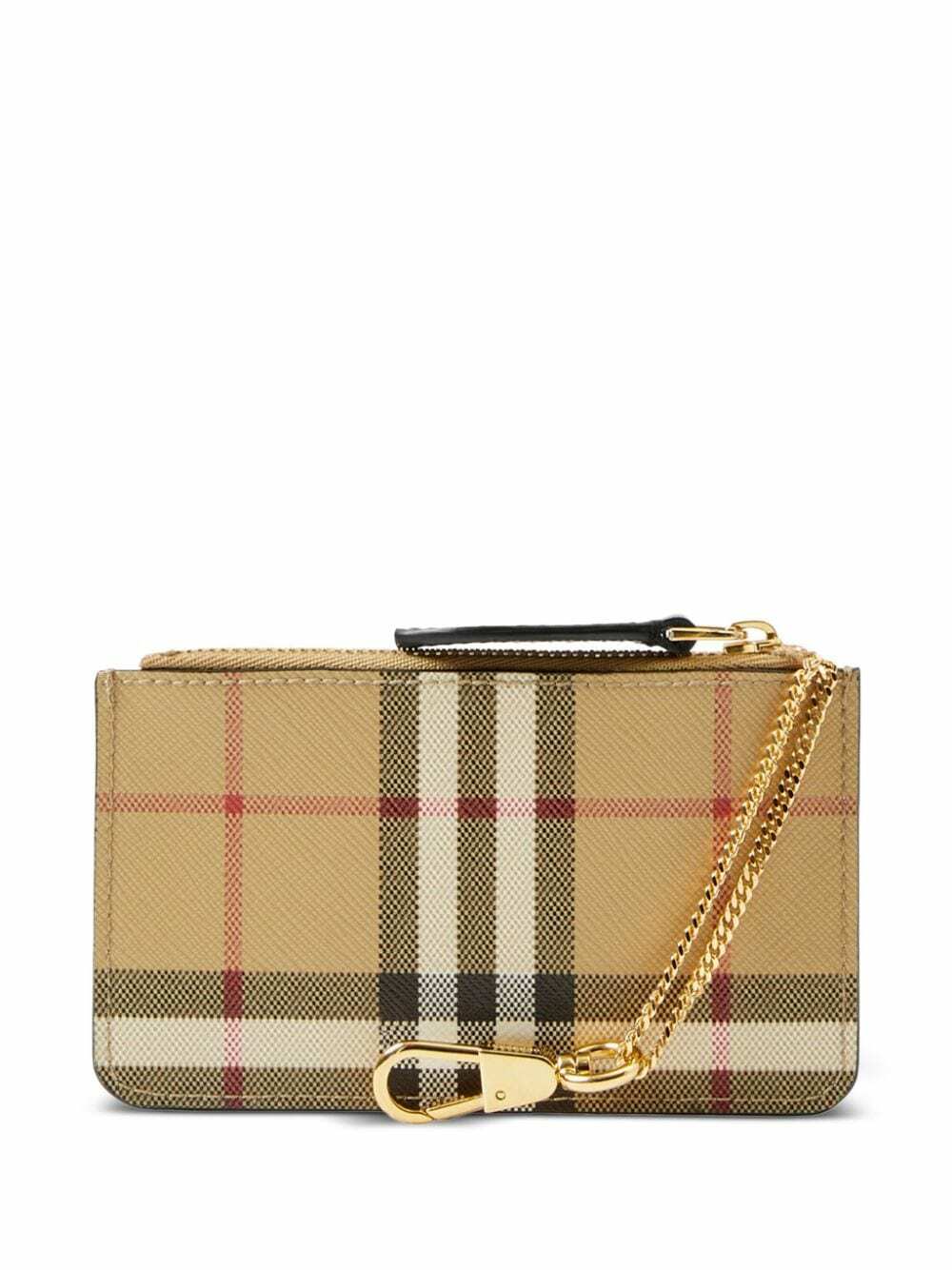 BURBERRY - Check Motif Coin Purse Burberry