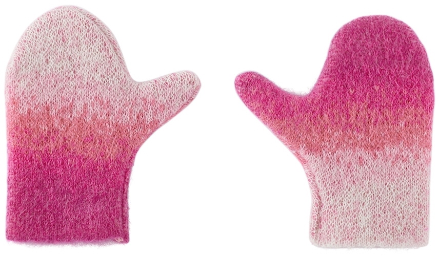 ERL Kids Pink Gradient Mittens ERL