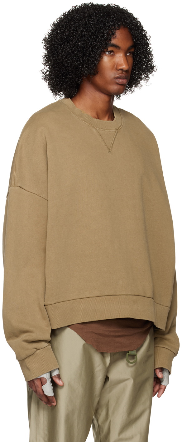 Entire Studios Khaki Box Sweatshirt Entire Studios