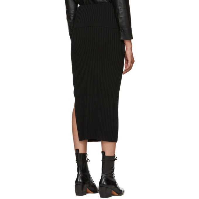 Joseph Black Rib Skirt Joseph