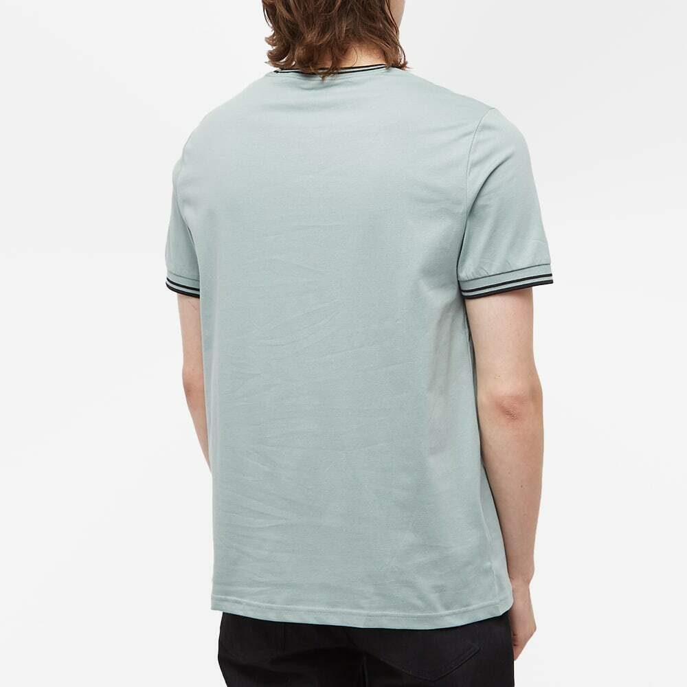 Fred Perry Authentic Men's Twin Tipped T-Shirt in Silver Blue Fred ...