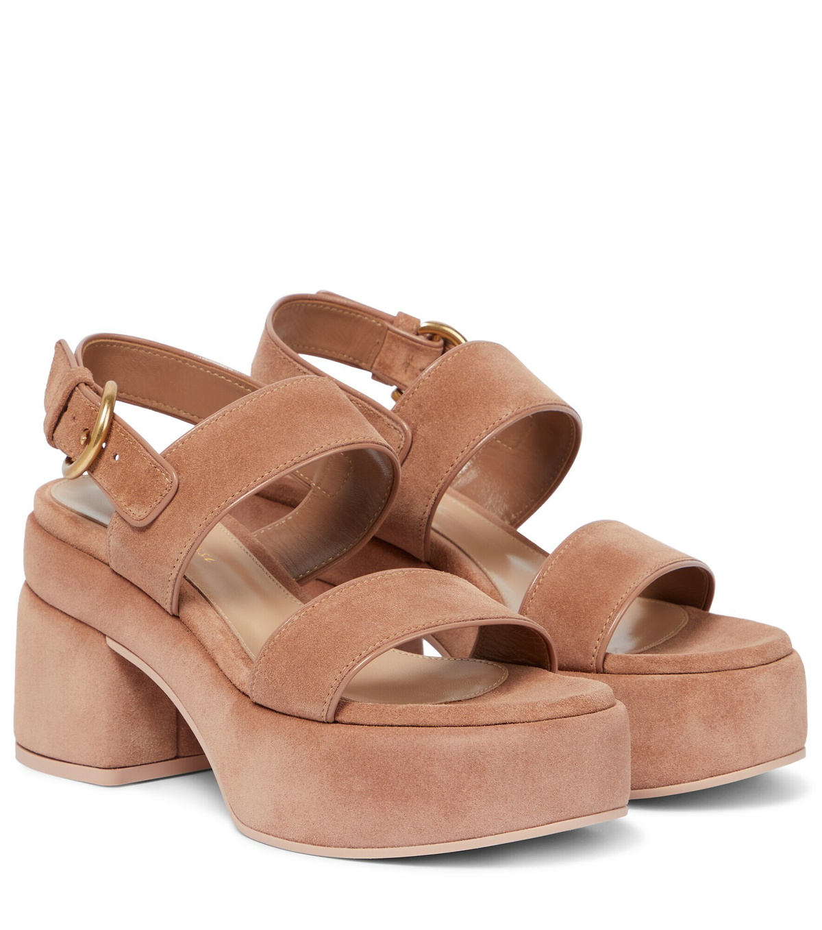 Gianvito Rossi - Melrose suede platforms sandals Gianvito Rossi