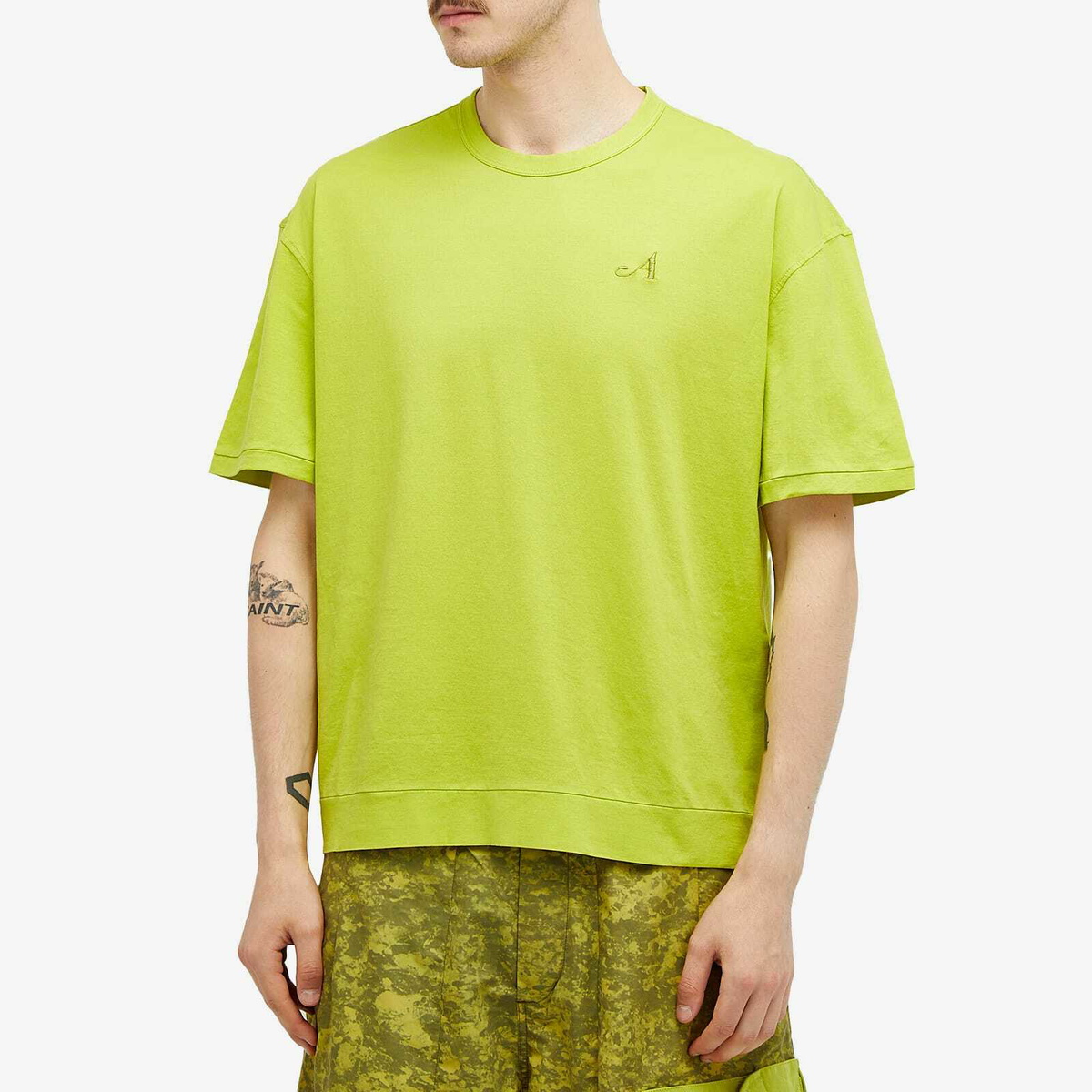 Ten C Men's x Awake Knit in Yellow Ten C