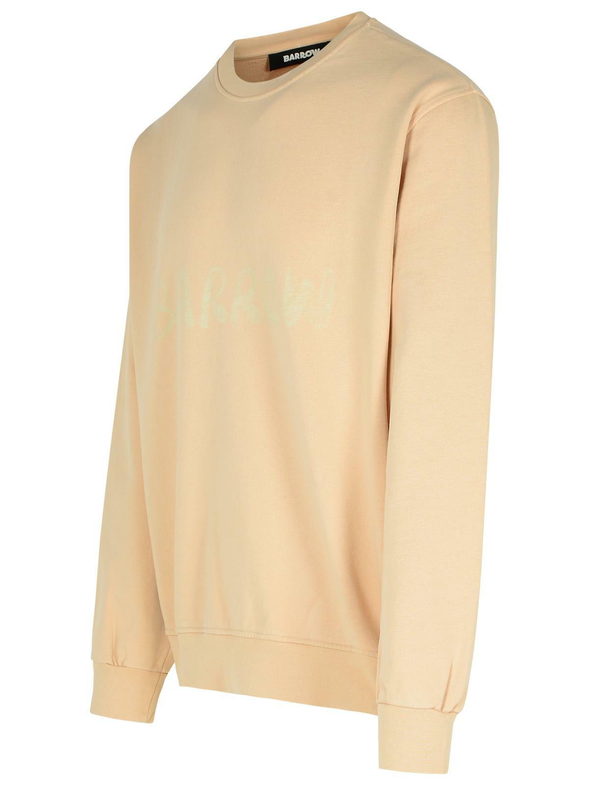 Barrow Pink Cotton Sweatshirt Barrow
