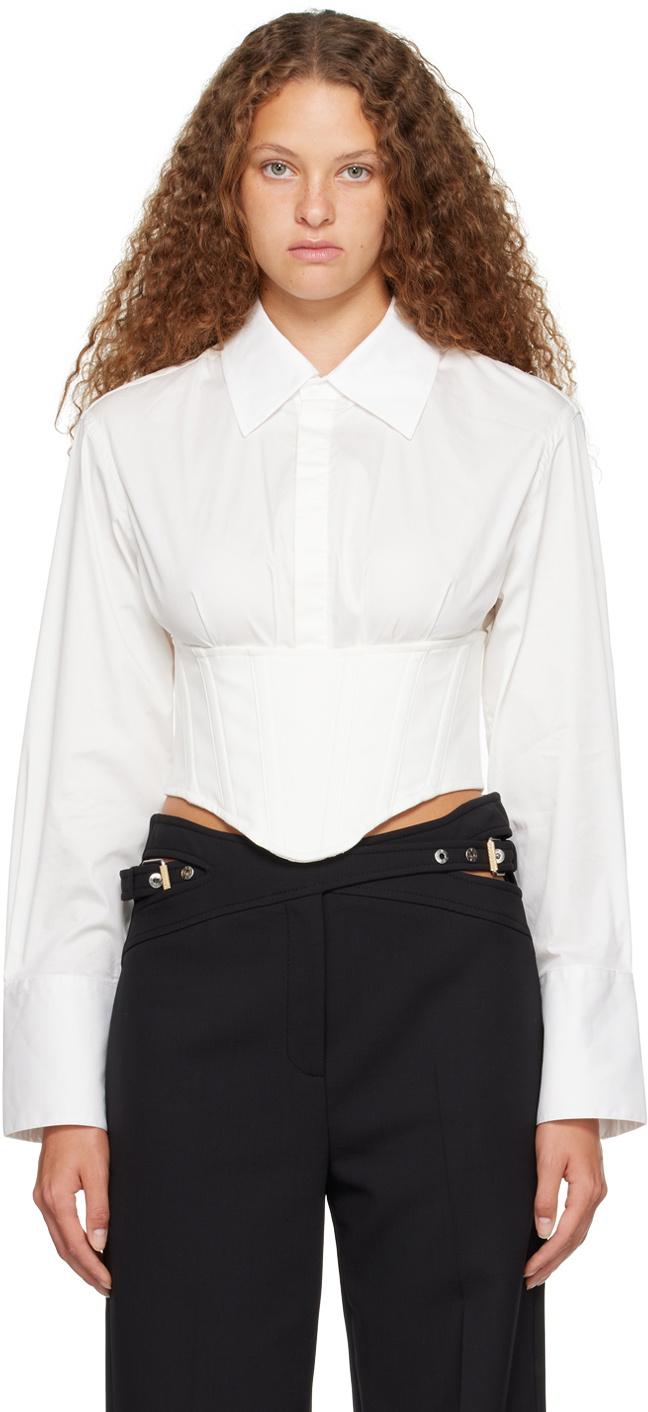 Dion Lee White Internal Shirt Dion Lee