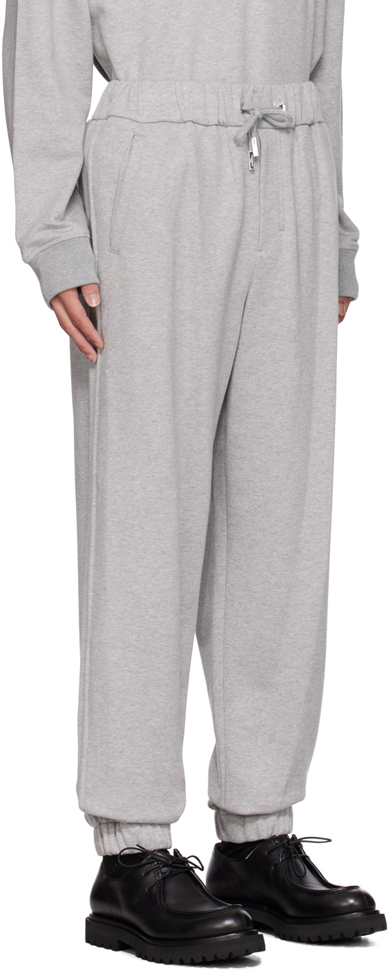 Wooyoungmi Gray Drawstring Sweatpants Wooyoungmi