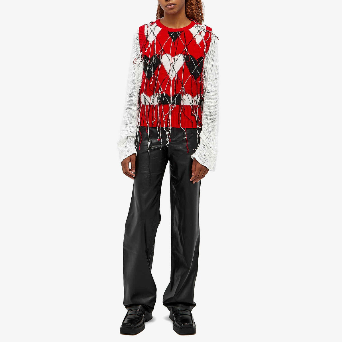 Charles Jeffrey Loverboy Women's Charles Jeffrey Guddle Vest in Red ...
