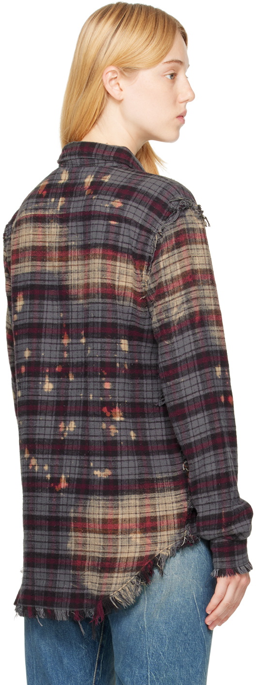 R13 Gray Bleached Shirt R13