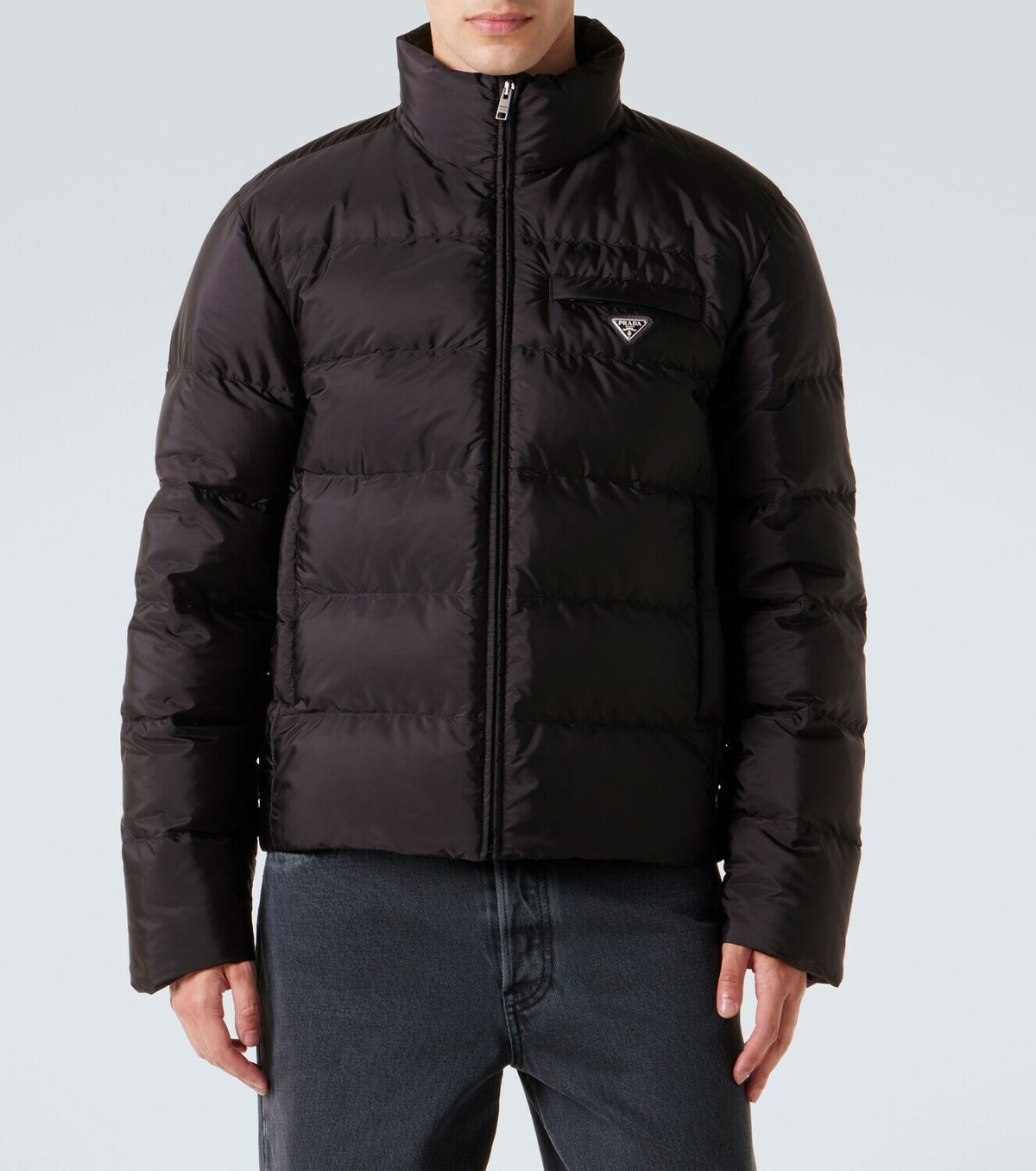 Prada Logo quilted down jacket Prada