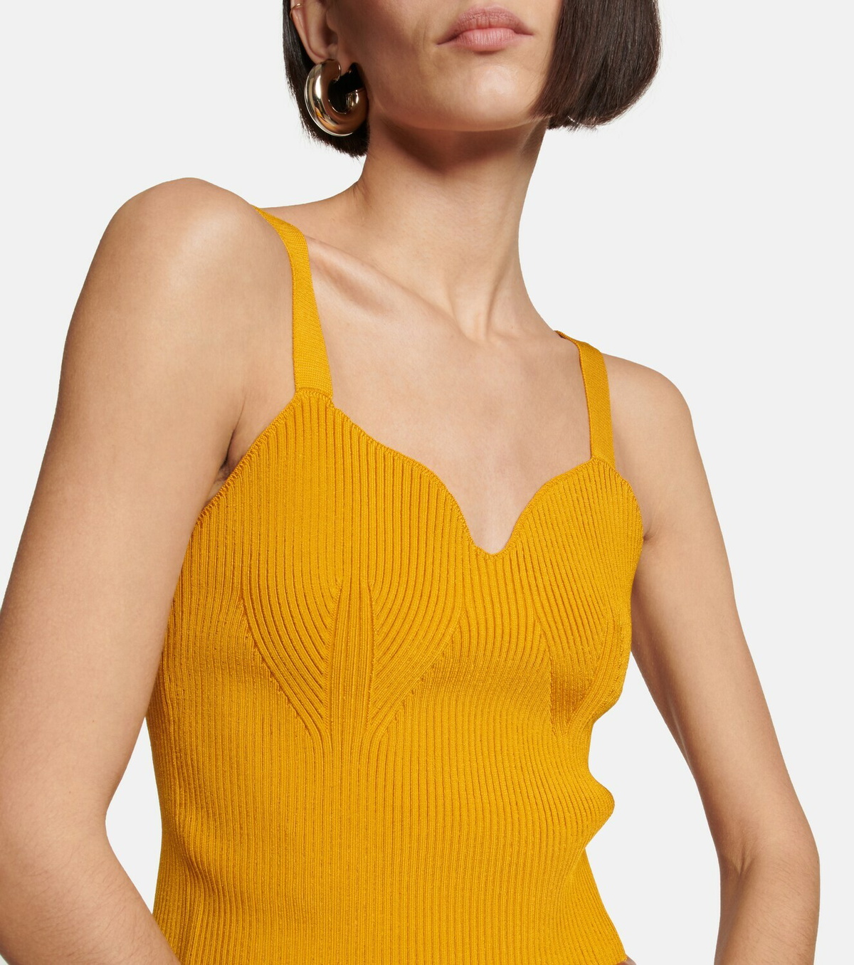Vince - Ribbed-knit crop top Vince