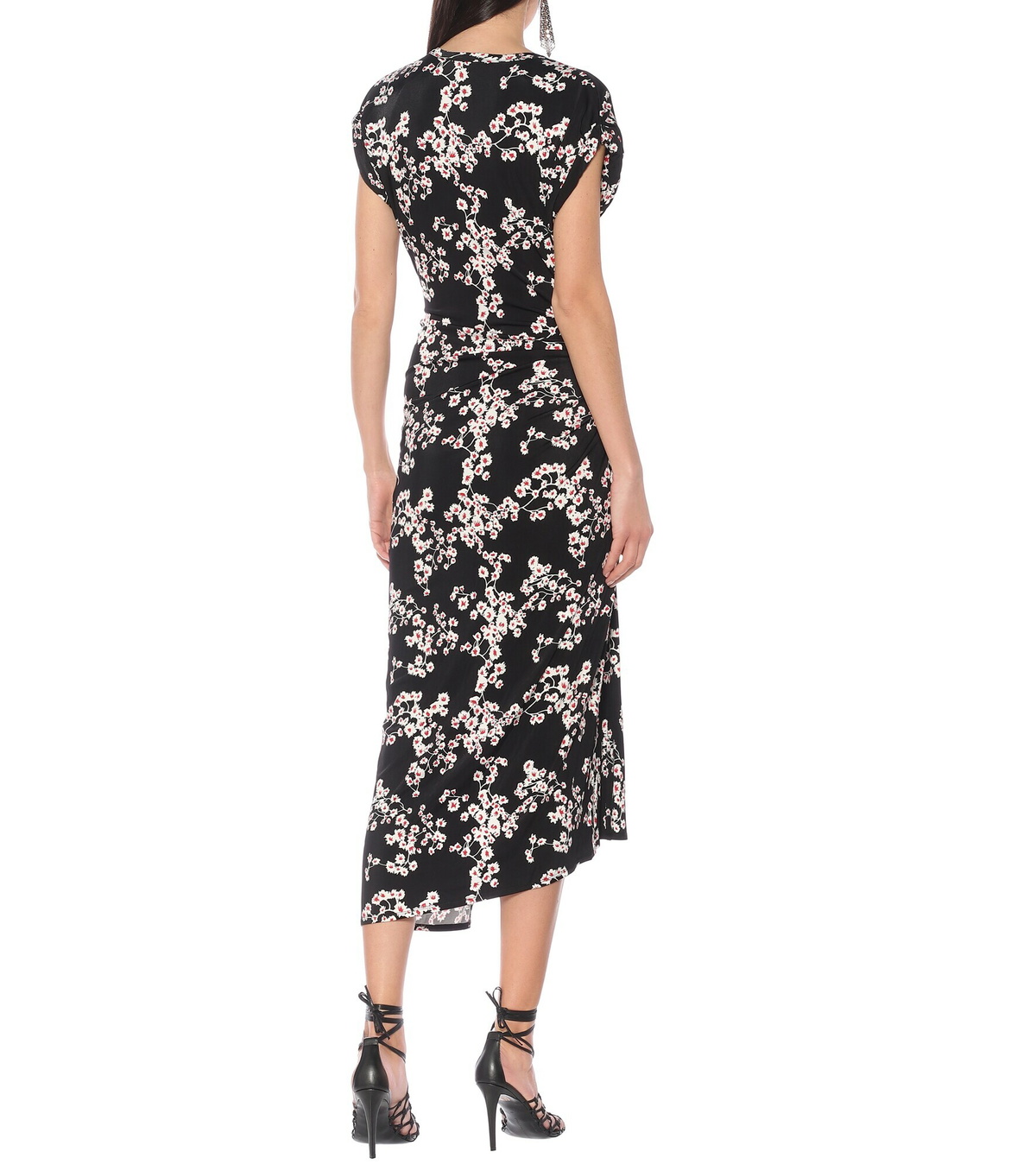 Paco Rabanne - Floral stretch-jersey midi dress Paco Rabanne