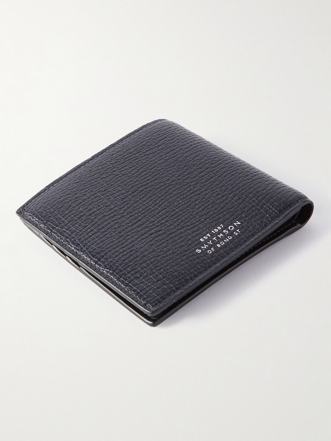 Smythson - Ludlow Full-Grain Leather Billfold Wallet Smythson