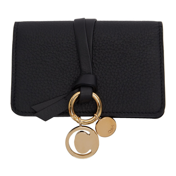 Chloe Black Alphabet Card Holder Chloe