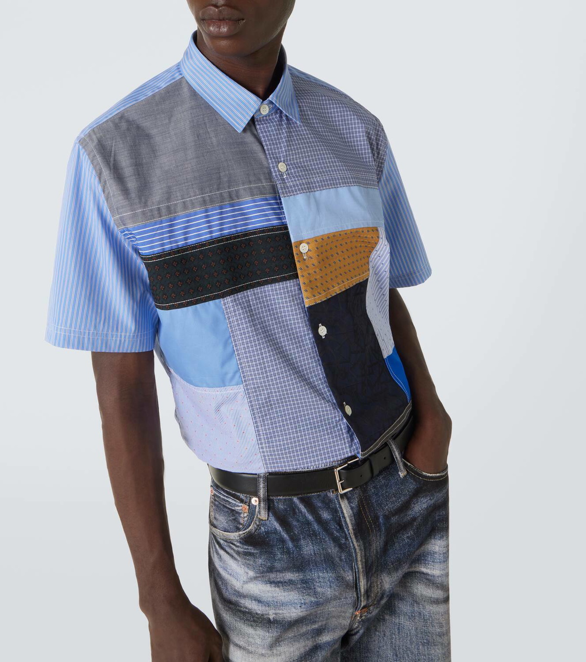 Junya Watanabe Patchwork cotton shirt Junya Watanabe