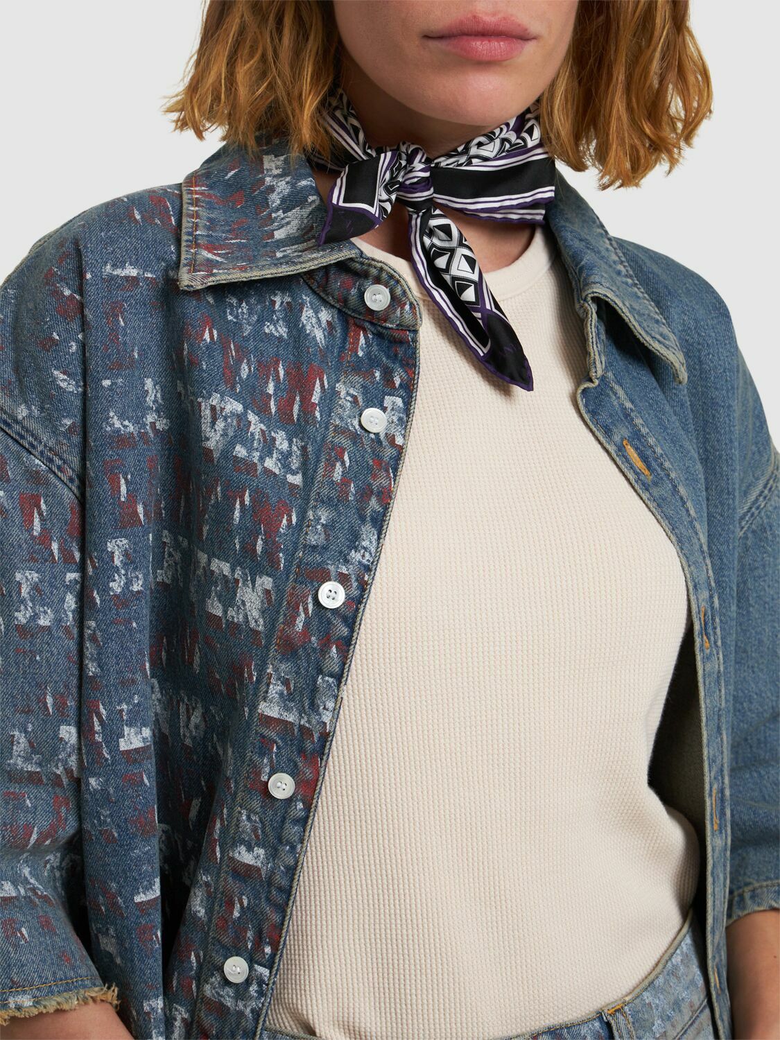 LANVIN - Square Silk Scarf Lanvin