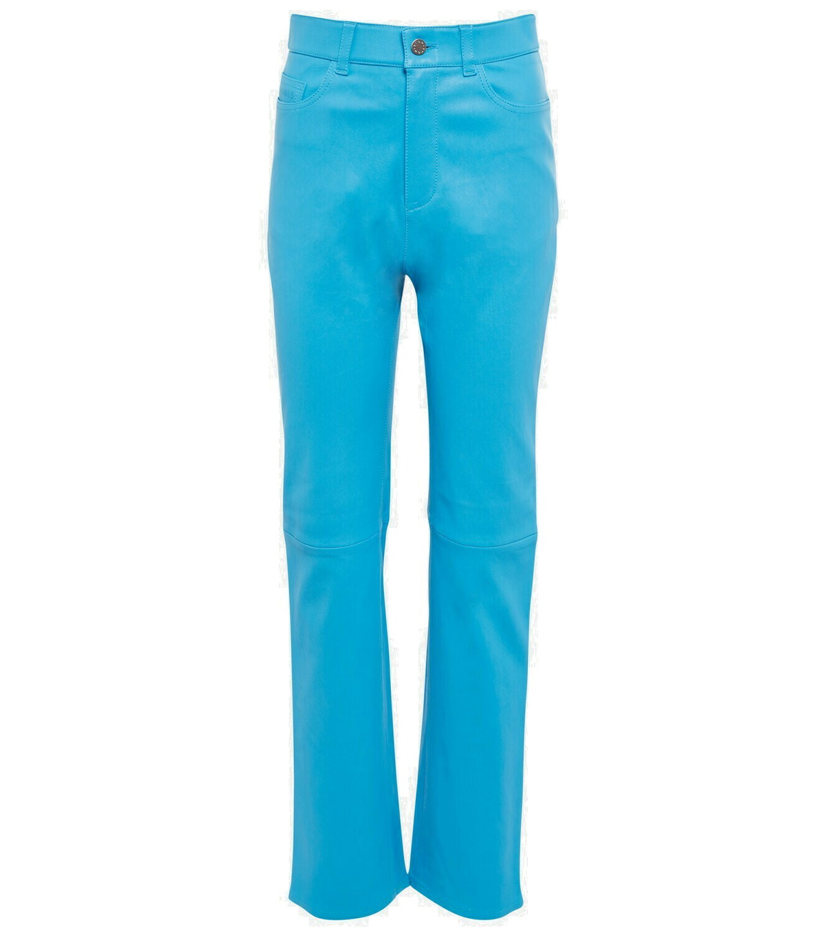 Stouls Terry high-rise straight leather pants Stouls