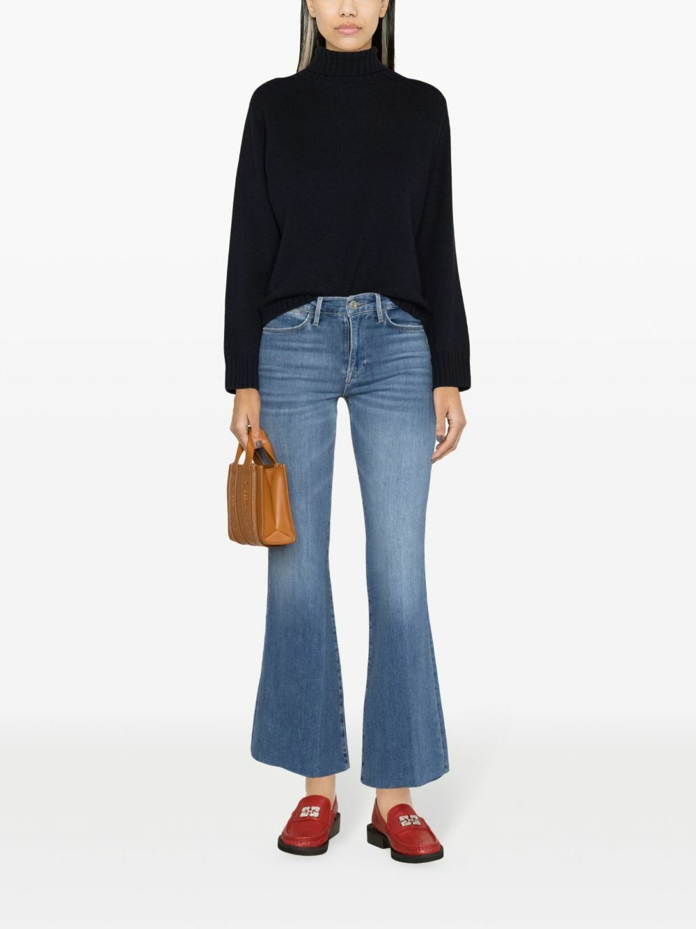 FRAME Blue Le Easy Flare Jeans Frame Denim