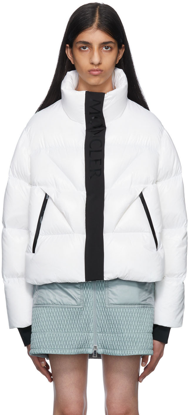 Moncler White Down Claret Jacket Moncler