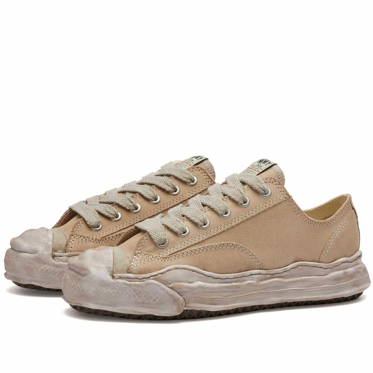 Maison MIHARA YASUHIRO Men's Hank Original Sole Low Canvas Sneakers in ...