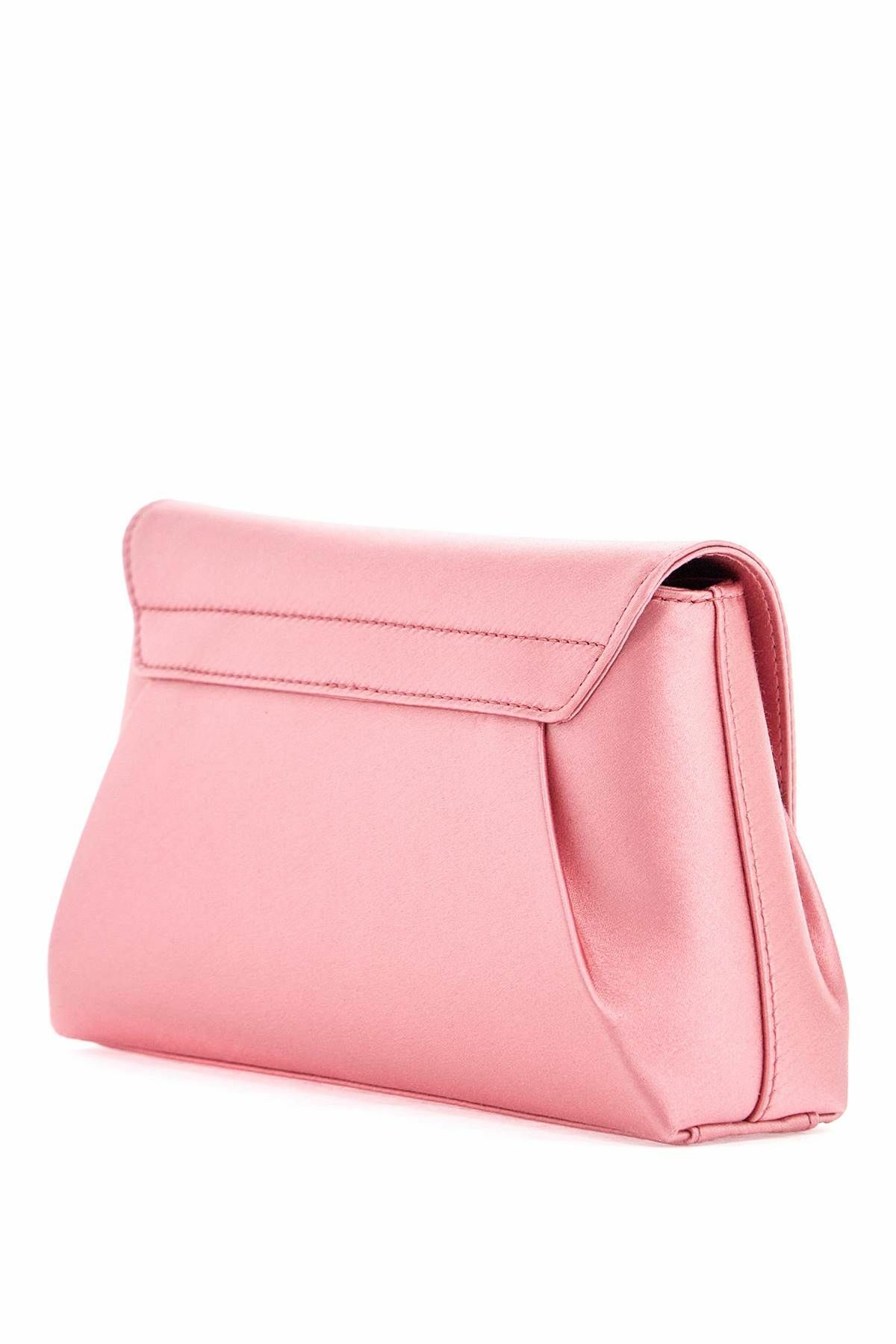 VERSACE gianni ribbon clutch Pink Versace